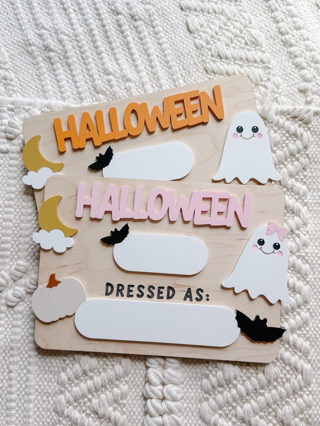 Halloween Costume Keepsake Sign, Halloween Kids Costume, Dry Erase ...