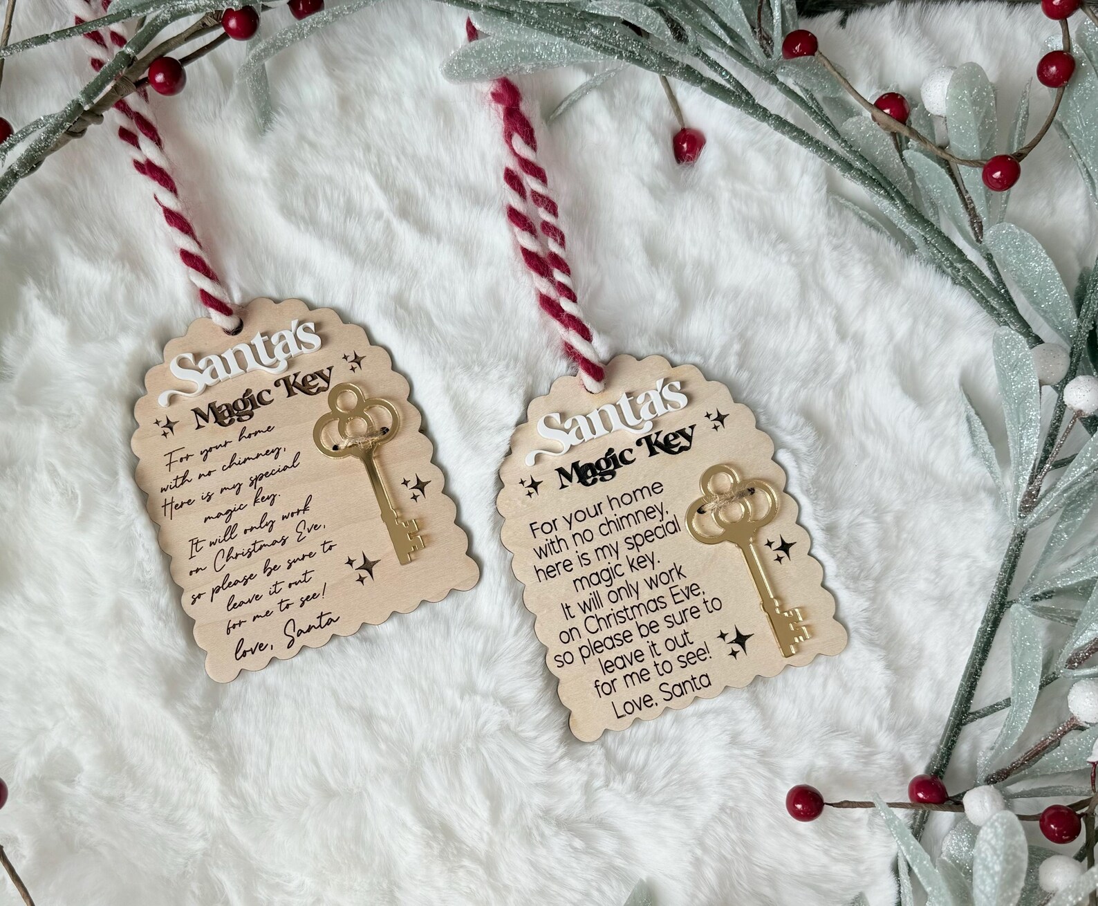 Santa’s Magic Key | No Chimney Kids Key | Santa Magic Key | Santa ...