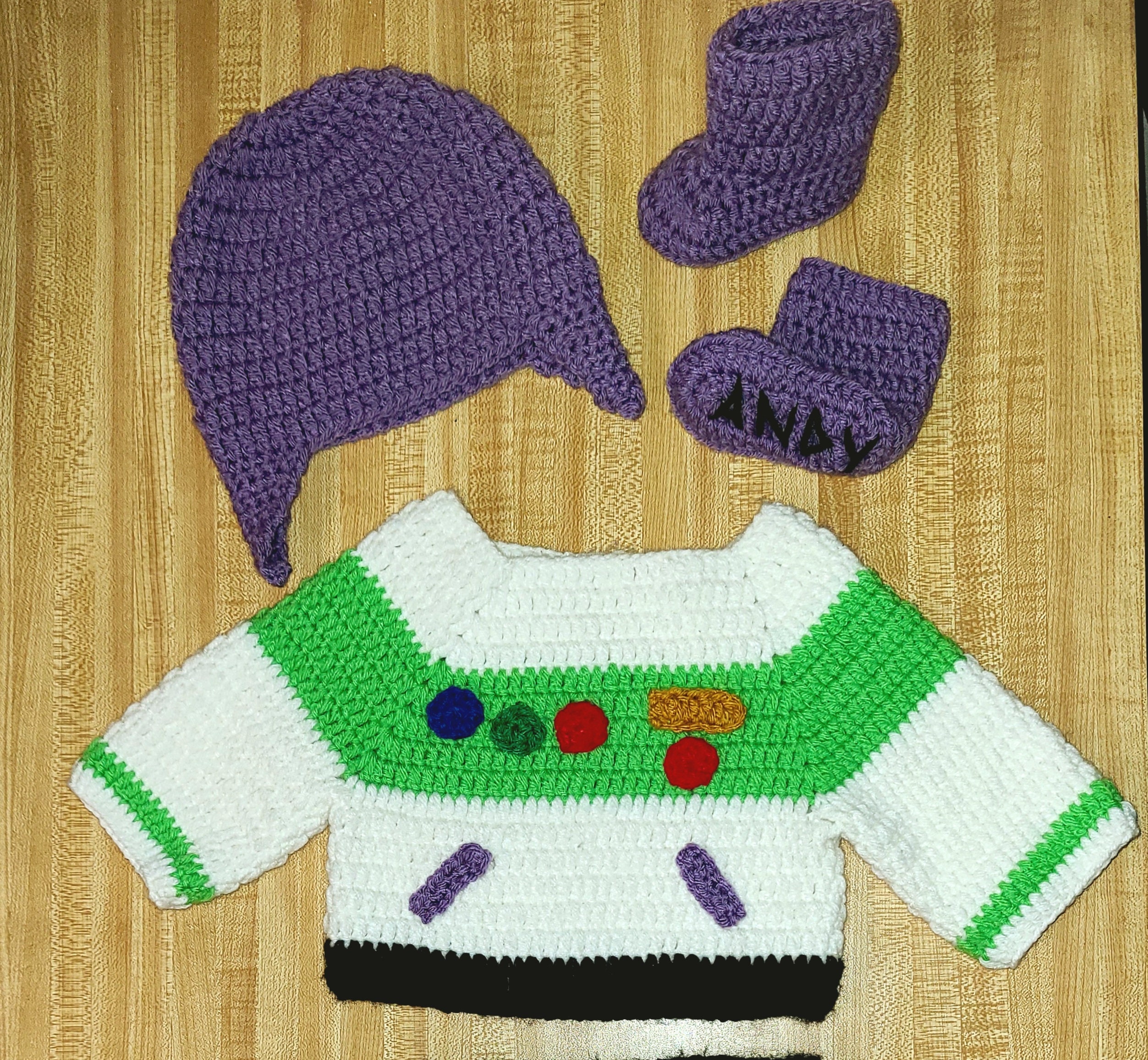 Crochet Buzz Lightyear Outfit - Etsy