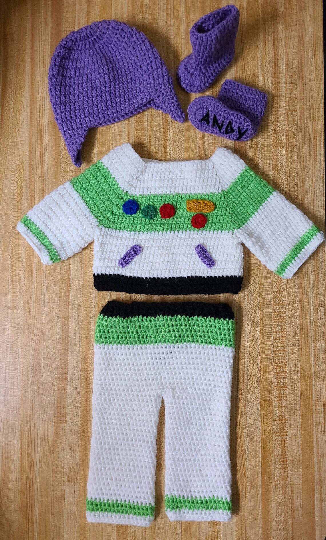 Crochet Buzz Lightyear Outfit - Etsy