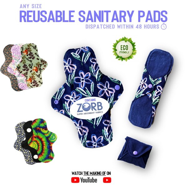 Cloth Period Pads - Etsy