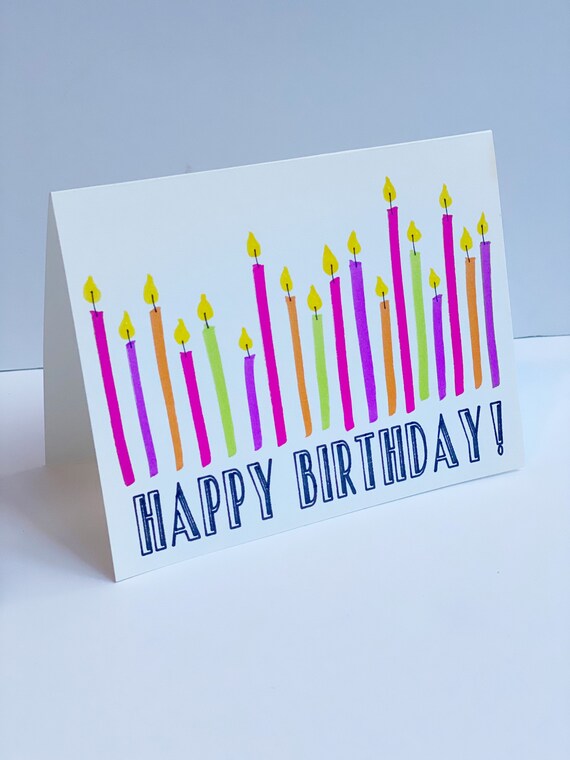 Happy Birthday Themed Cards | Etsy