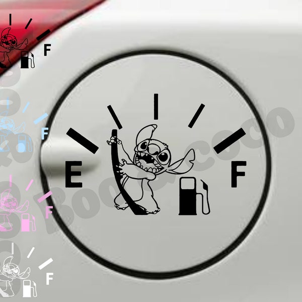 Stitch Fuel Cap Svg - Etsy