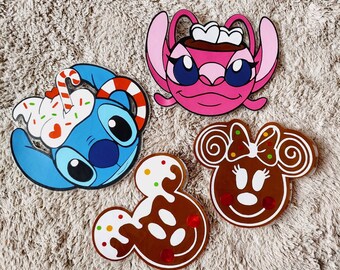 Stitch Gingerbread Svg - Etsy UK