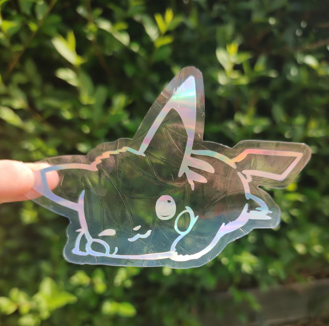 Pikachu Pokemon Sticker Pika Chu Rainbow Maker Suncatcher - Etsy
