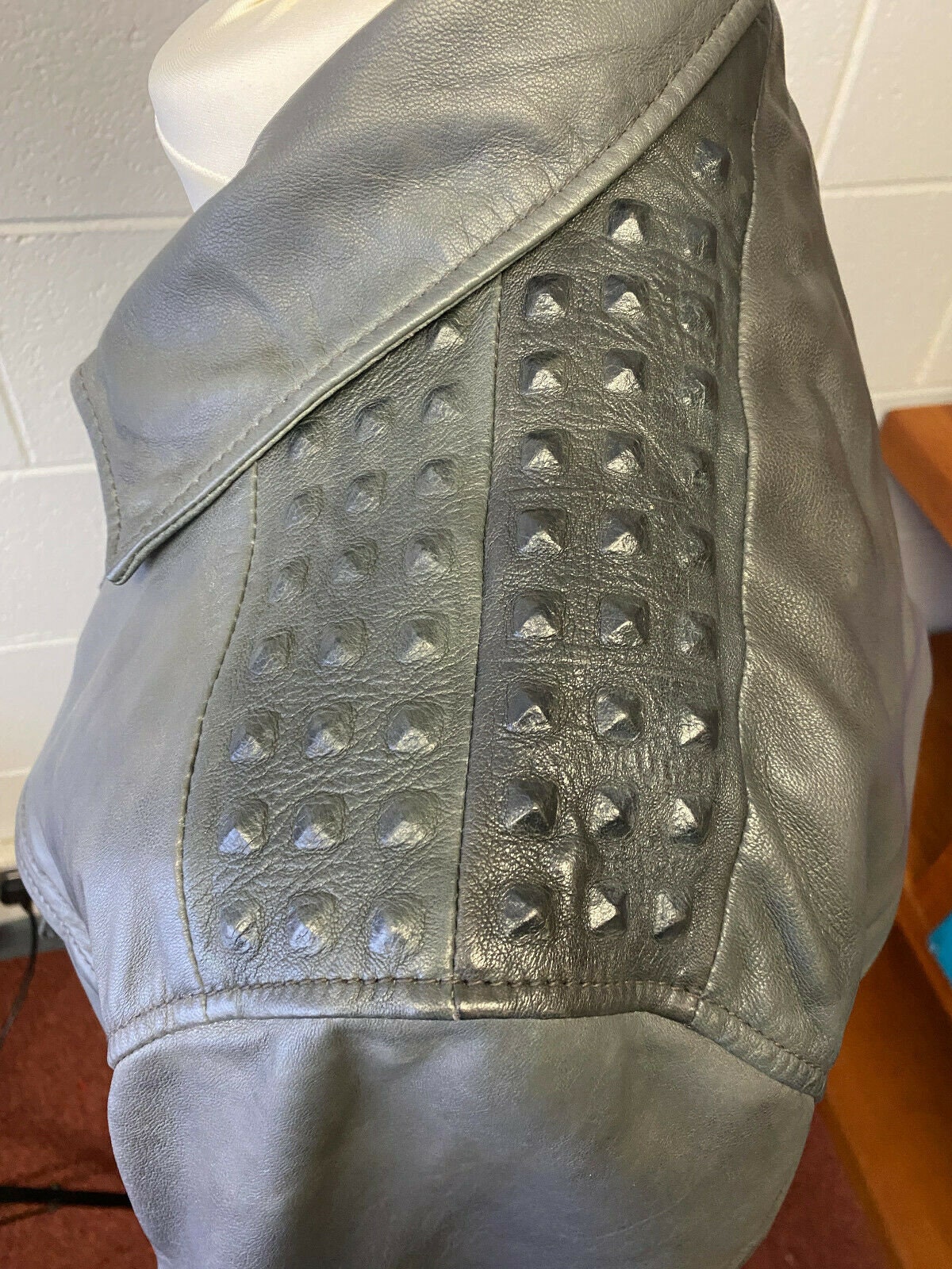 Made to Hand Gray Color Rib Waist Cuffs Genuine Leather Men - Etsy