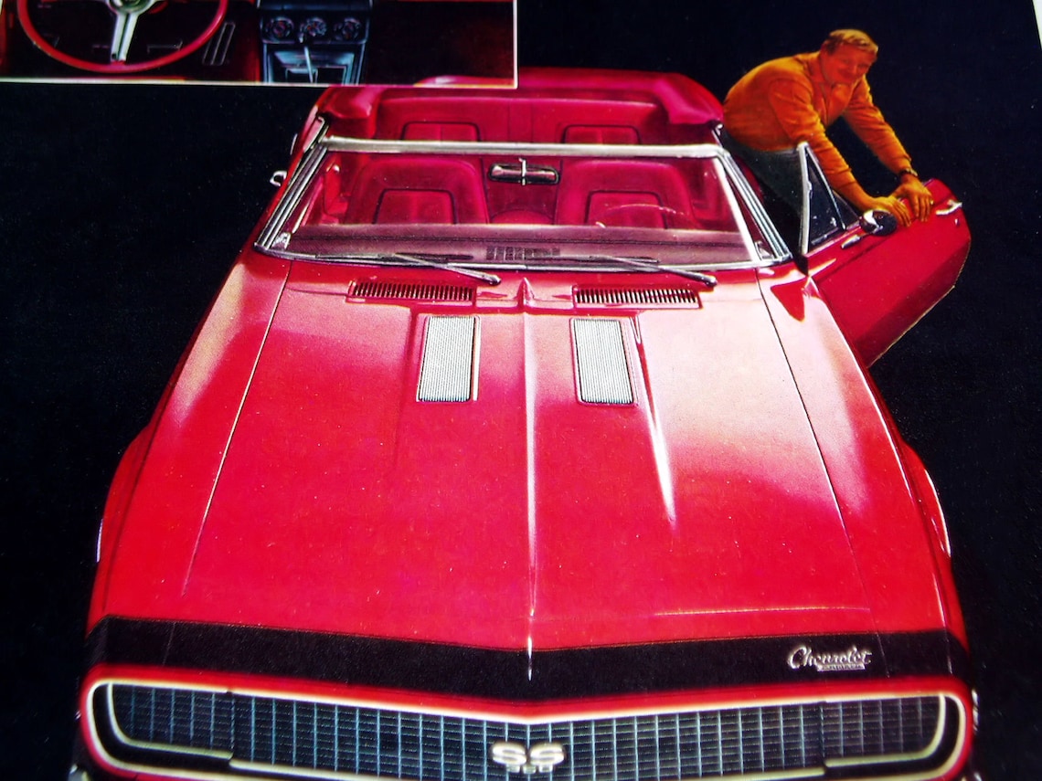 1967 CHEVROLET CAMARO AD * Vintage/original Magazine Advertisement *rs ...