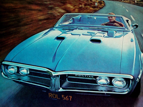 1967 PONTIAC FIREBIRD AD Vintage/original Magazine - Etsy