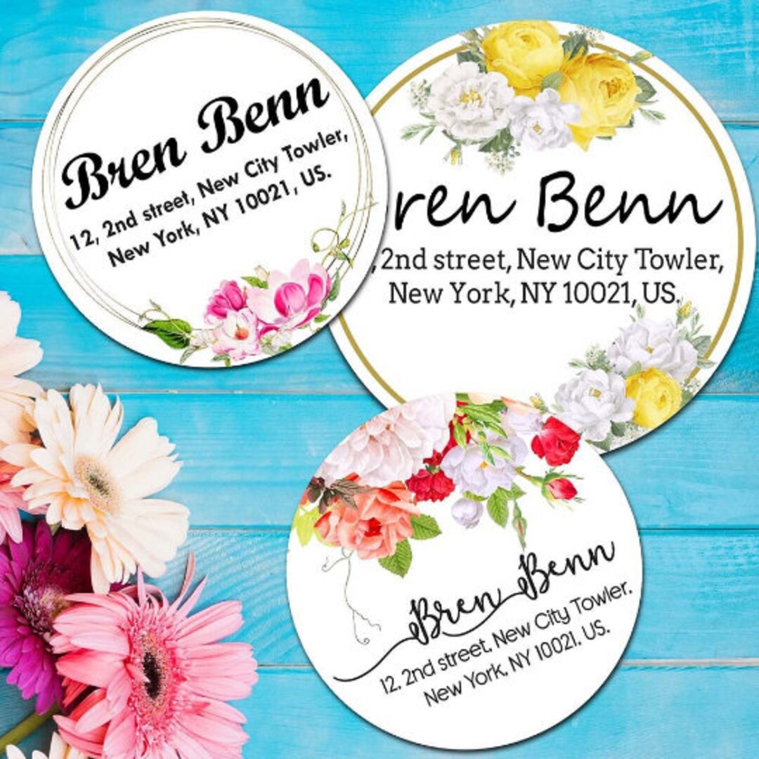 Personalized Logo Stickers, Round Business Logo Labels, Circle Branding ...