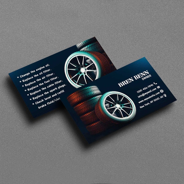 Car Detailing Business Cards - Etsy