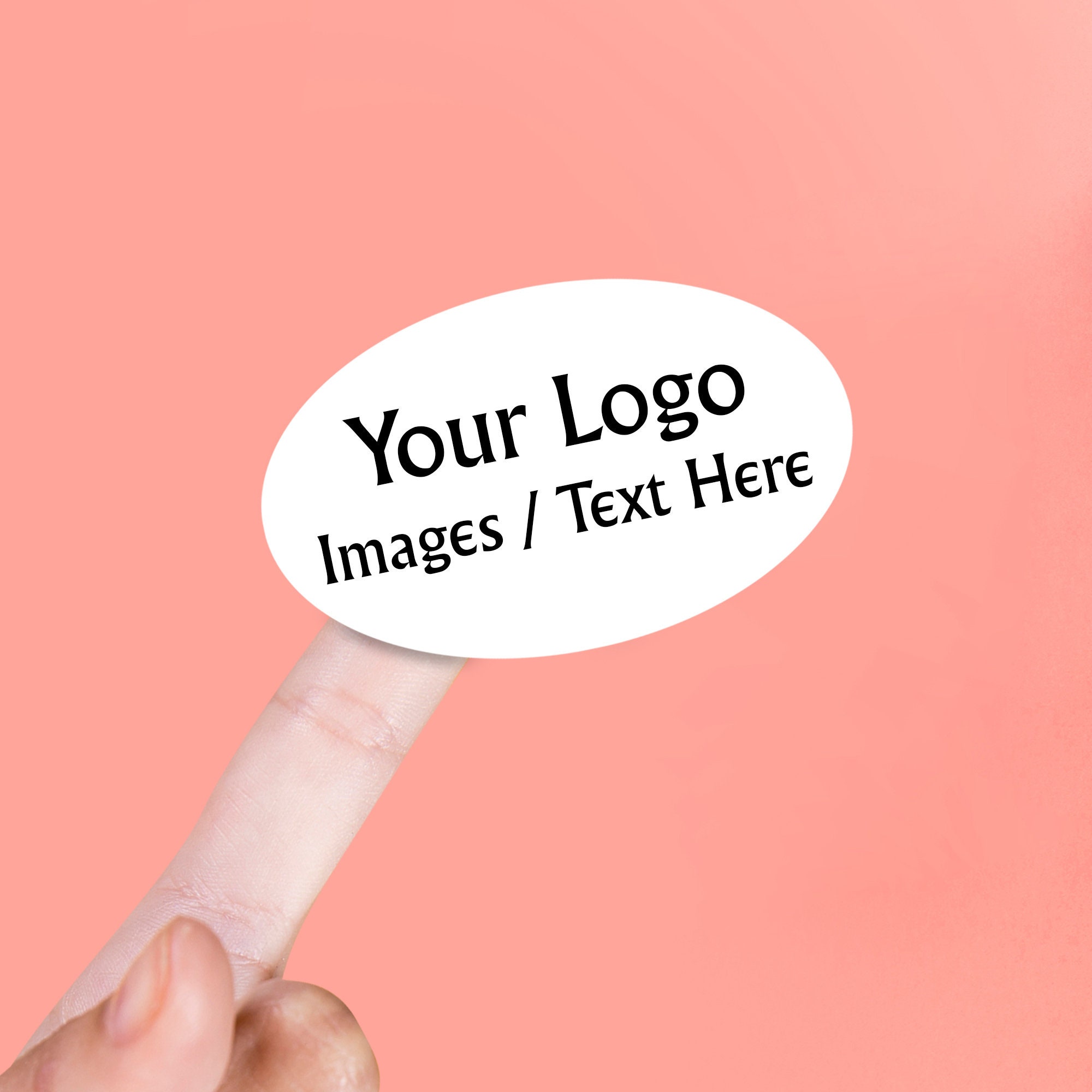 Oval Custom Stickers_custom Labels_printed - Etsy