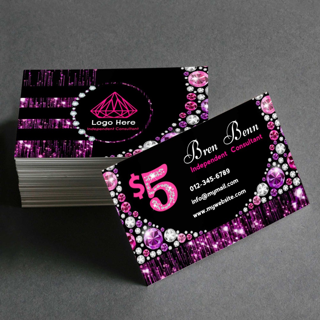 Personalized Jewelry Business Cards-custom Printed Business Cards ...