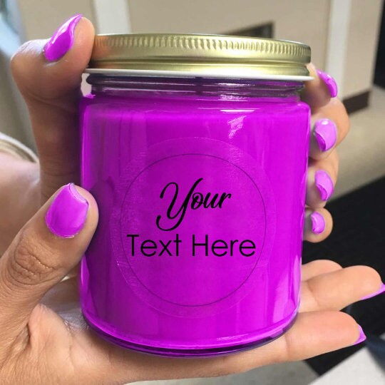 Custom Round Clear Label-Gloss Transparent Labels-Clear Round | Etsy