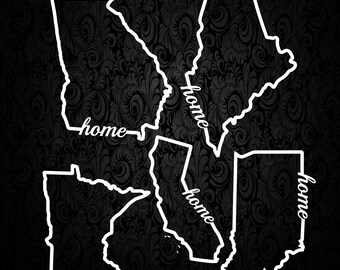 All 50 States Decal - Etsy