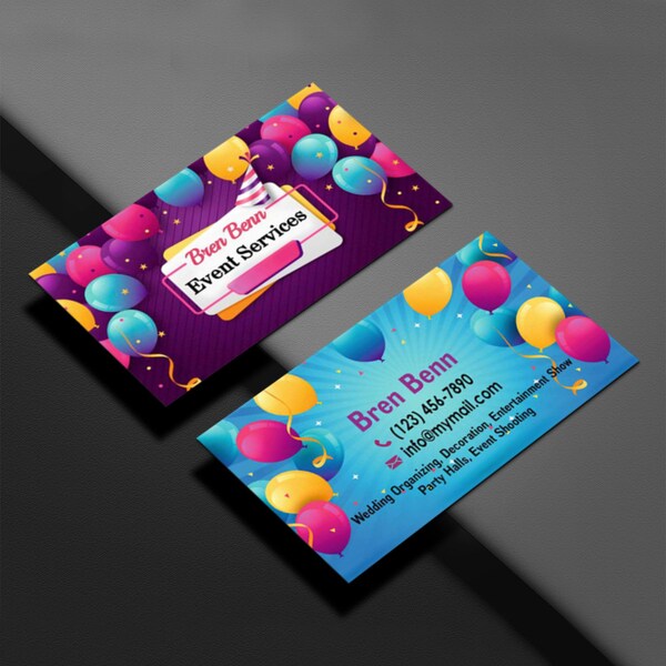 Event Design Business Card - Etsy