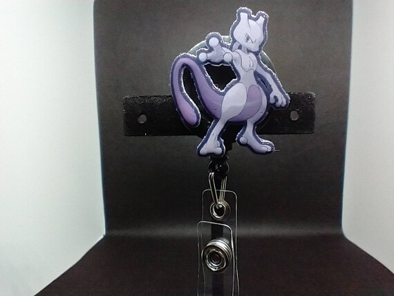 Mewtwo From Pokemon Black Badge Holder | Etsy