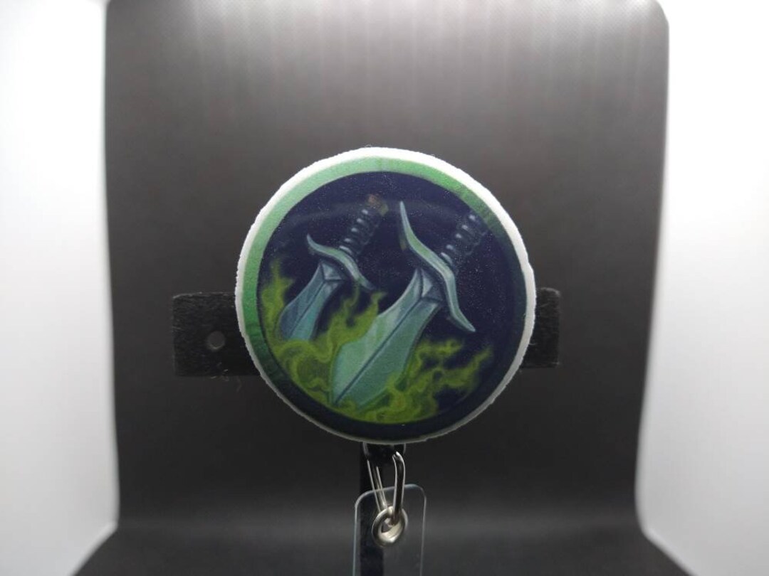 Rogue Class Icon World of Warcraft Schwarzer Einziehbarer - Etsy Österreich