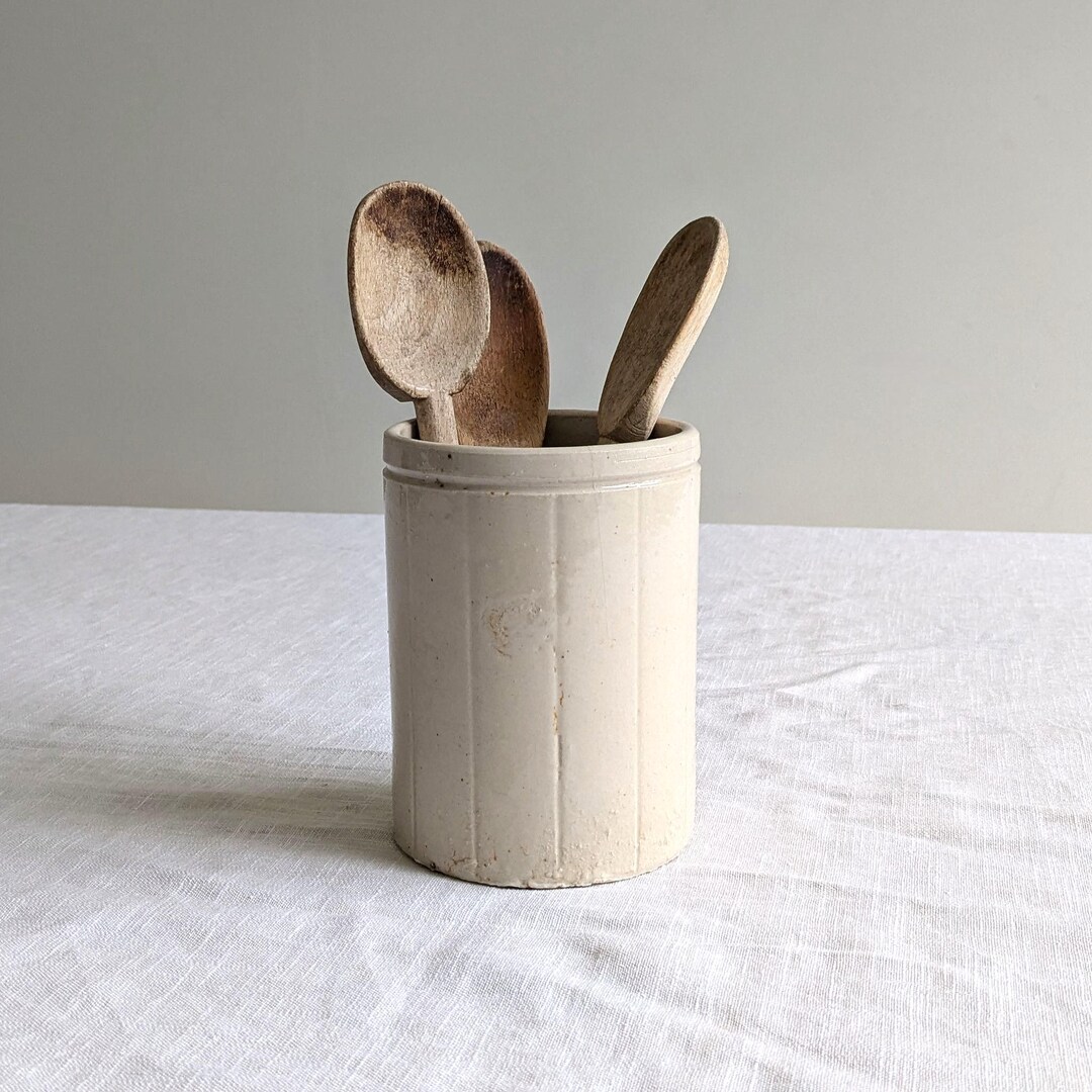 Antique Hartleys Stoneware Jam Jar, White Edwardian Preserve Pot ...