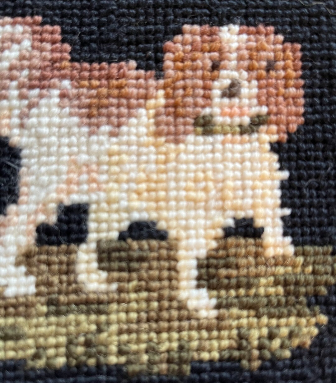 Elizabeth Bradley Completed Mini Kit the Spaniel, Spaniel Needlepoint ...