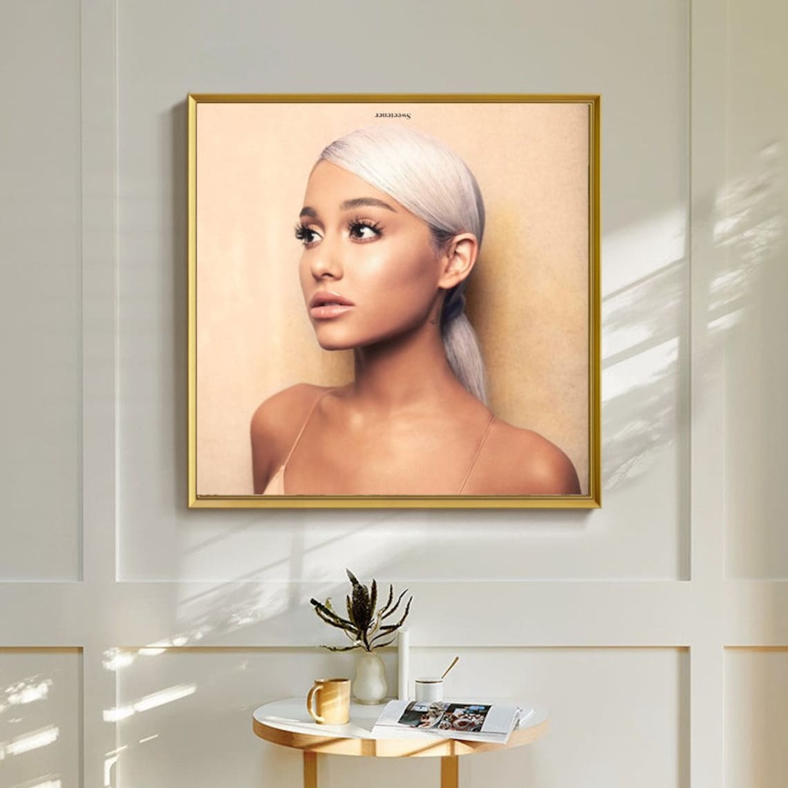 Ariana Grande Sweetener Music Album cover Canvas Poster | Etsy