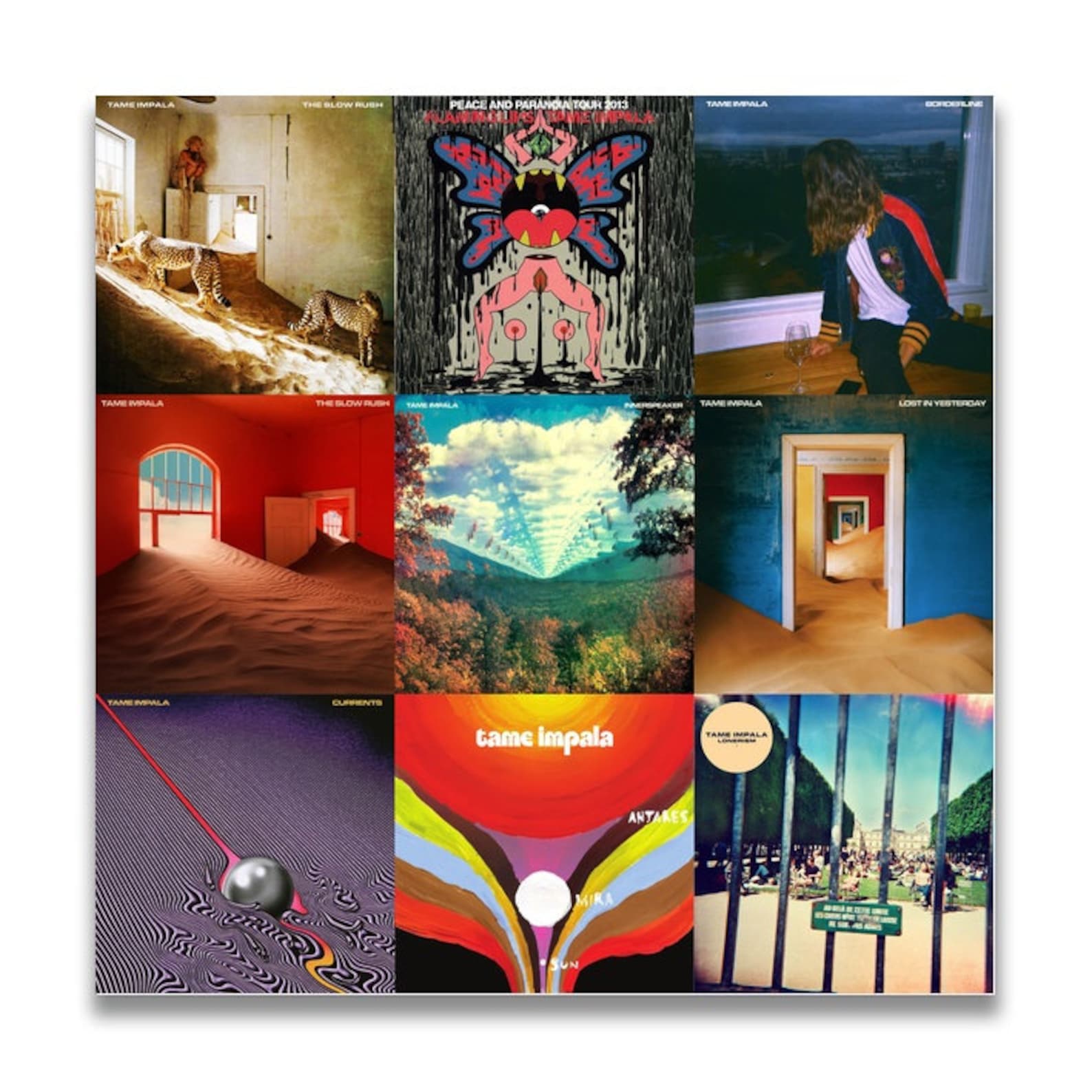 Tame Impala The Slow Rush Music Album cover Canvas Poster | Etsy