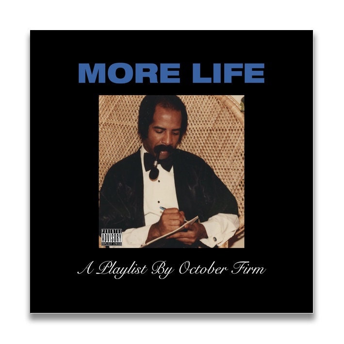 Drake Copertina dell'album More Life Music Canvas Poster | Etsy