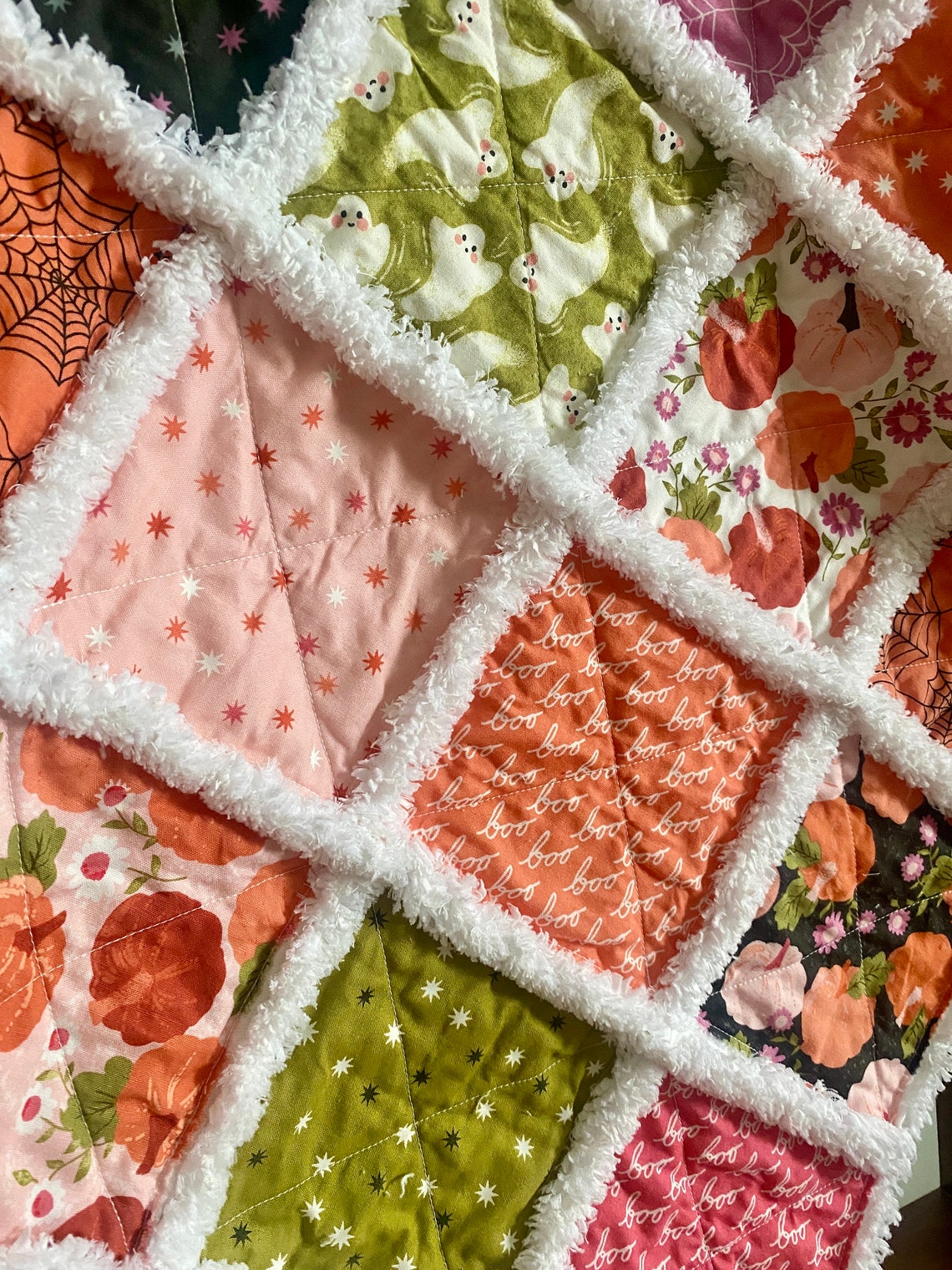 Bootiful Baby Rag Quilt - Etsy