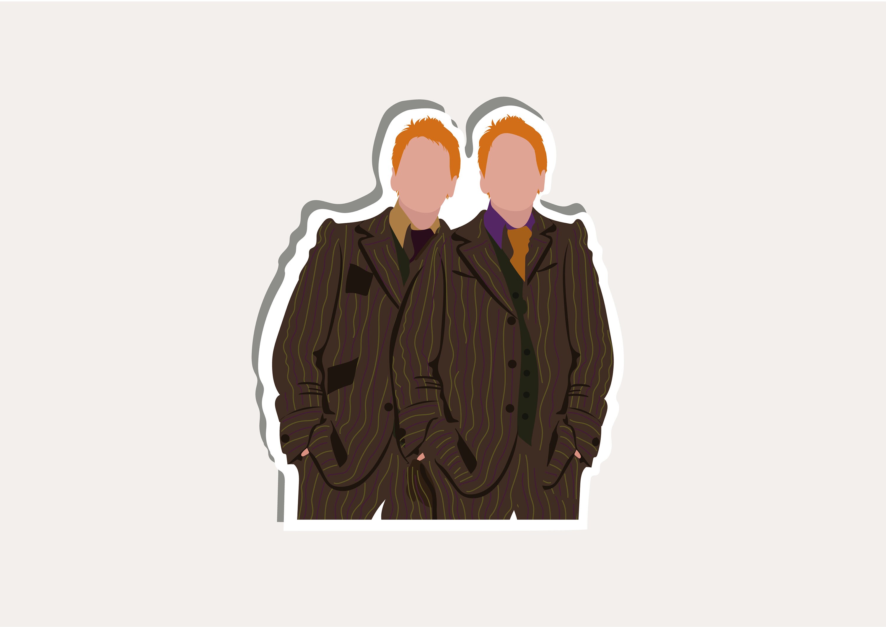WEASLEY TWINS Stickers - Etsy