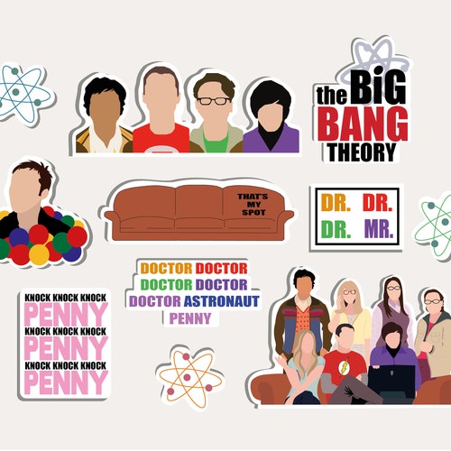 Big Bang Theory 6 Pack Pinback Badges / Magnets | Etsy UK