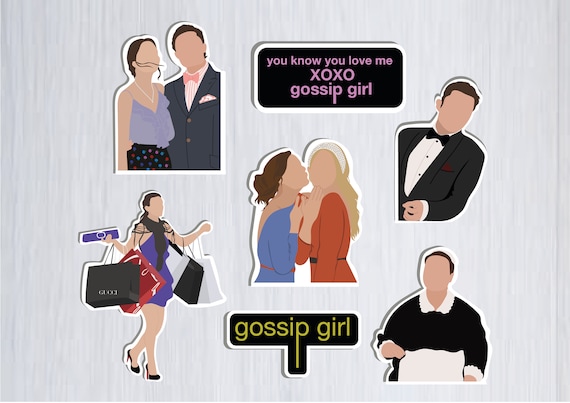 GOSSIP GIRL Stickers - Etsy UK