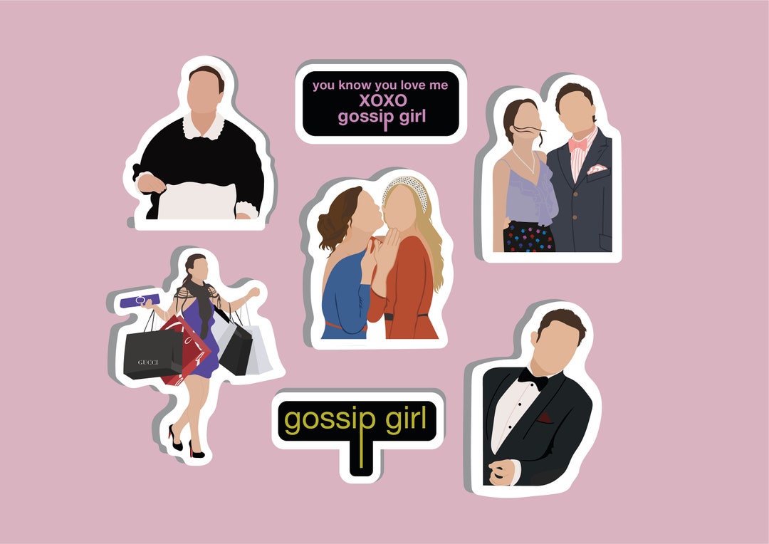 GOSSIP GIRL Stickers - Etsy UK