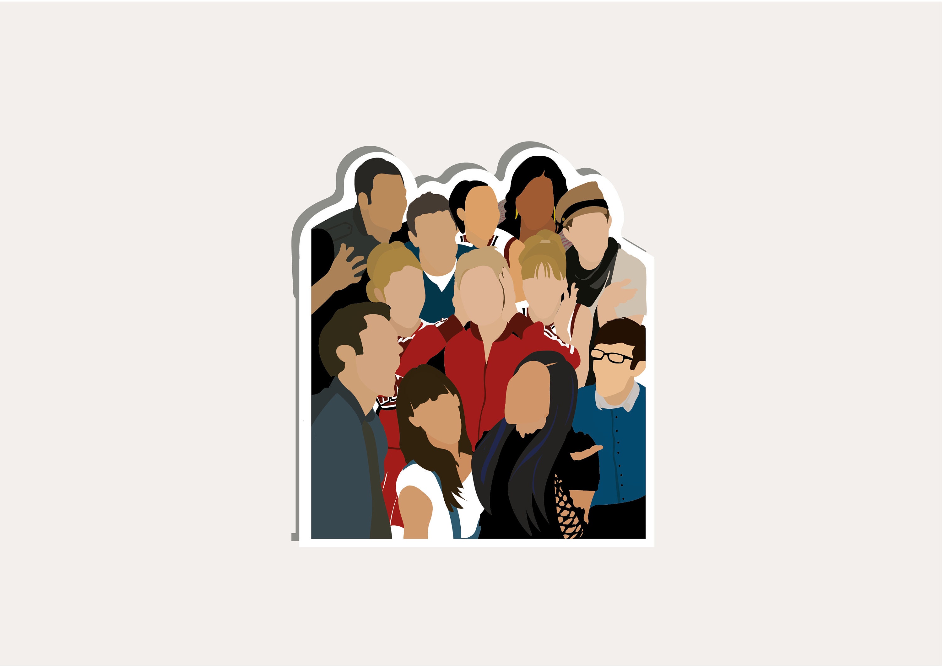 GLEE Stickers - Etsy UK