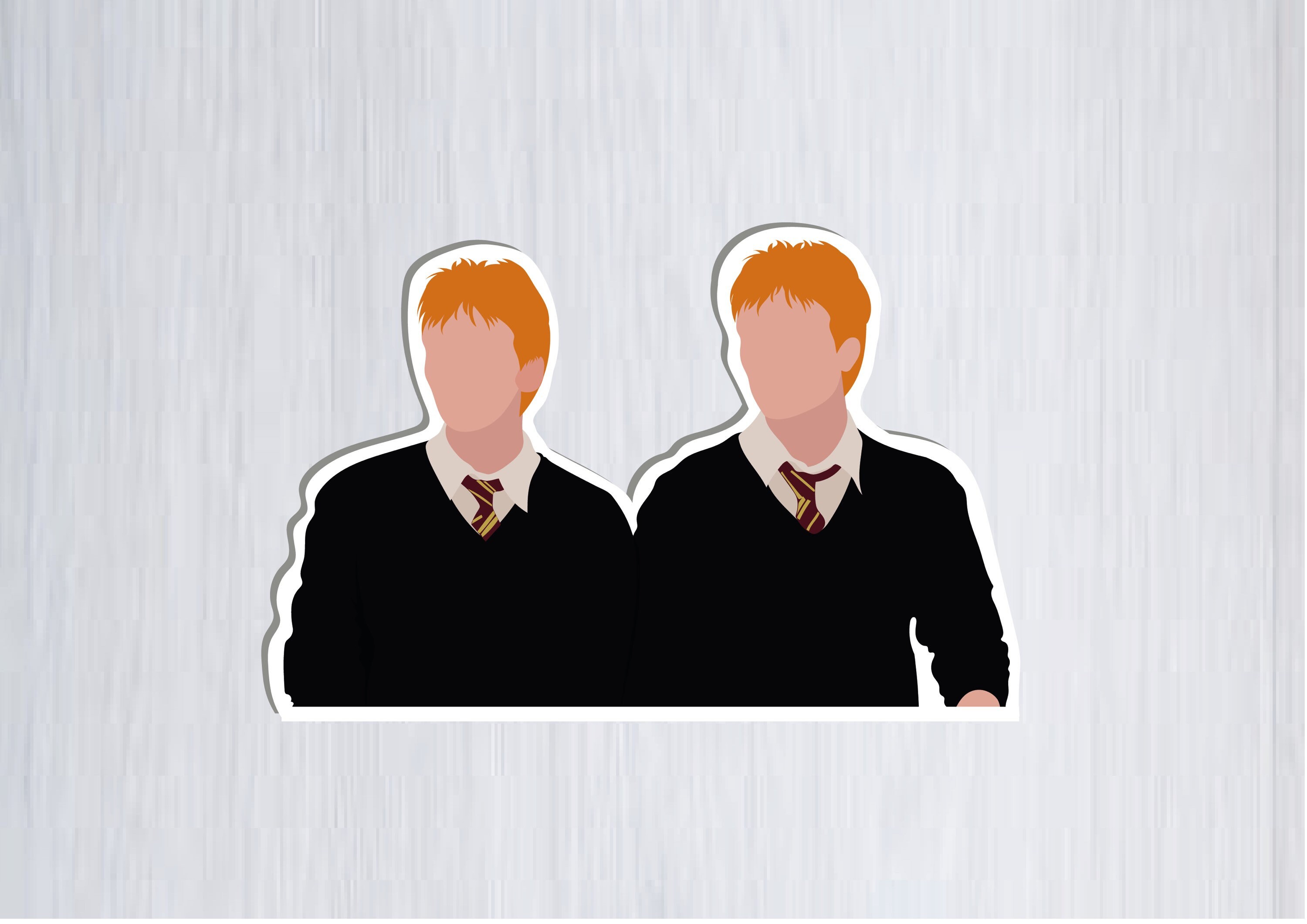 WEASLEY TWINS Stickers | Etsy UK
