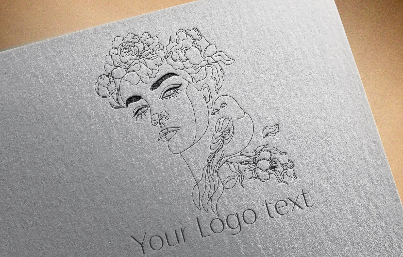 Custom Beauty Logo Design: Minimalist Line Art, Lashes - Etsy