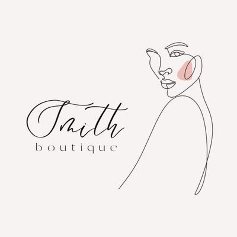 Custom Minimalist Logo Design | Hand-drawn Line Art - Etsy
