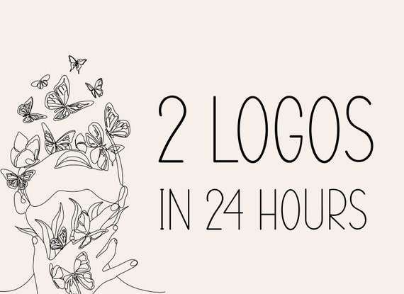 I will create 2 Line Art Business Logo Design for your | Etsy