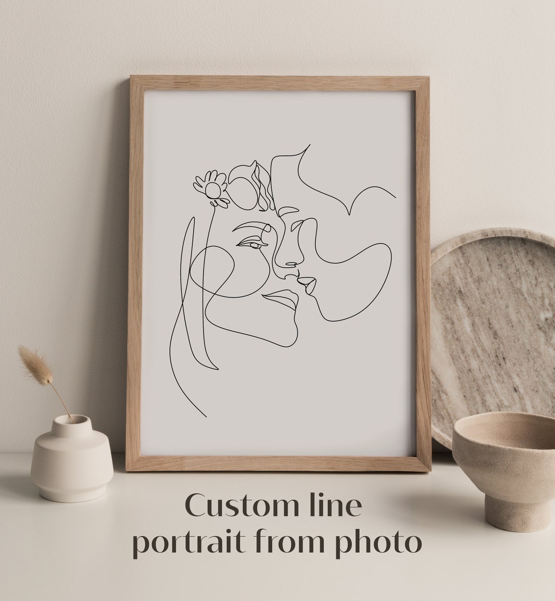 Custom Line Drawing. Custom Line Portrait. Custom Line Art. Custom ...