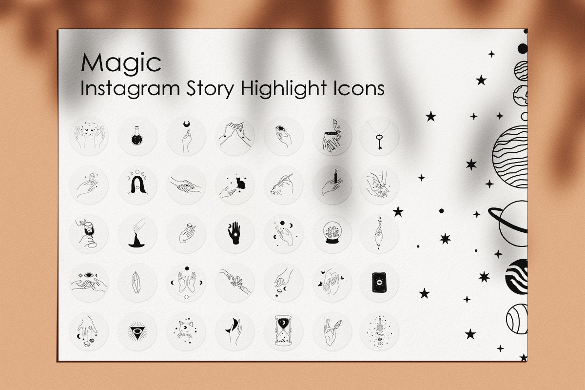 35 Instagram Highlight Cover Icons Instagram Stories | Etsy
