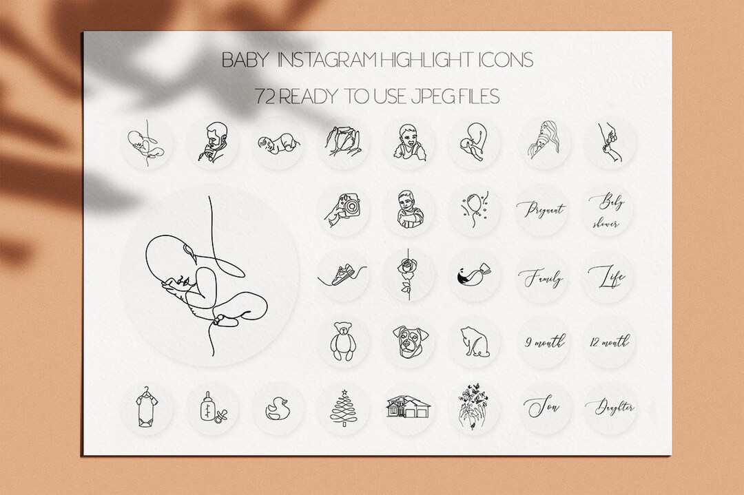 Baby Highlight Cover, Mother Instagram Highlight Icons Mom Life ...