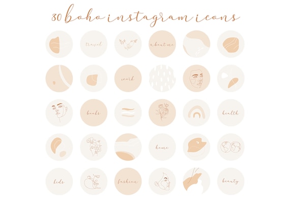 Instagram Story Highlight Icons Highlight Covers Social | Etsy