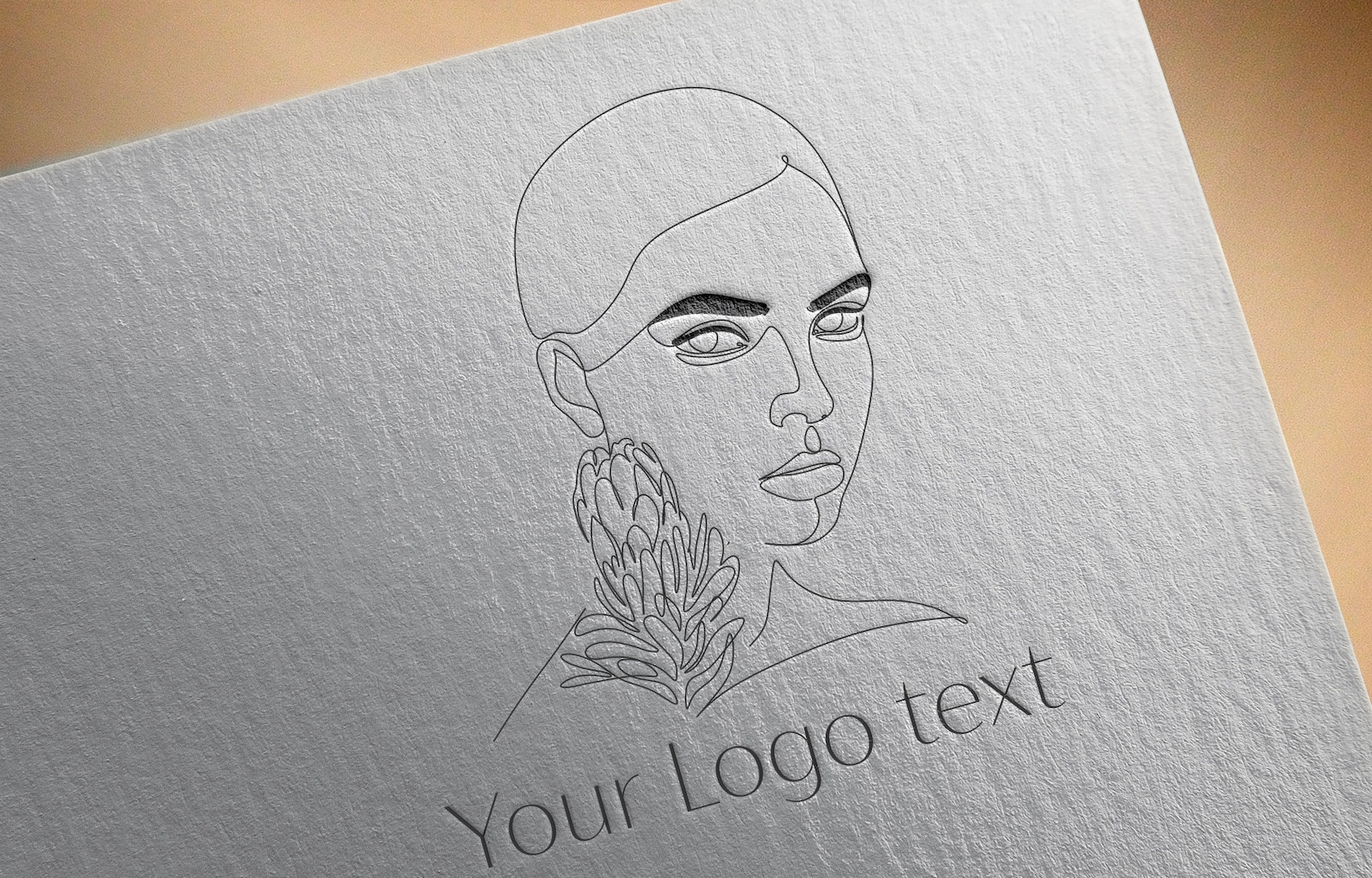Custom Beauty Logo Design: Minimalist Line Art, Lashes - Etsy