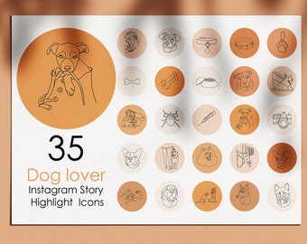 25 Dog Instagram Highlight Icons Soft Pastel, Pet Highlights, Instagram ...