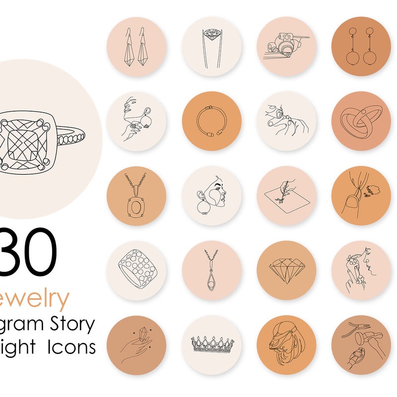 Instagram Highlight Icons - Etsy