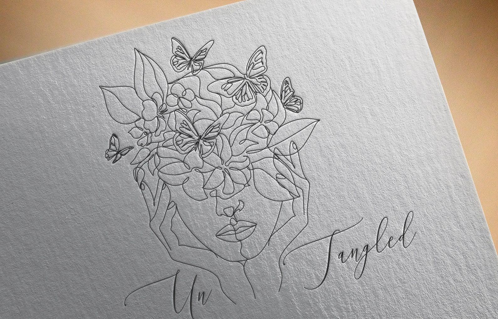 Custom Beauty Logo Design: Minimalist Line Art, Lashes - Etsy