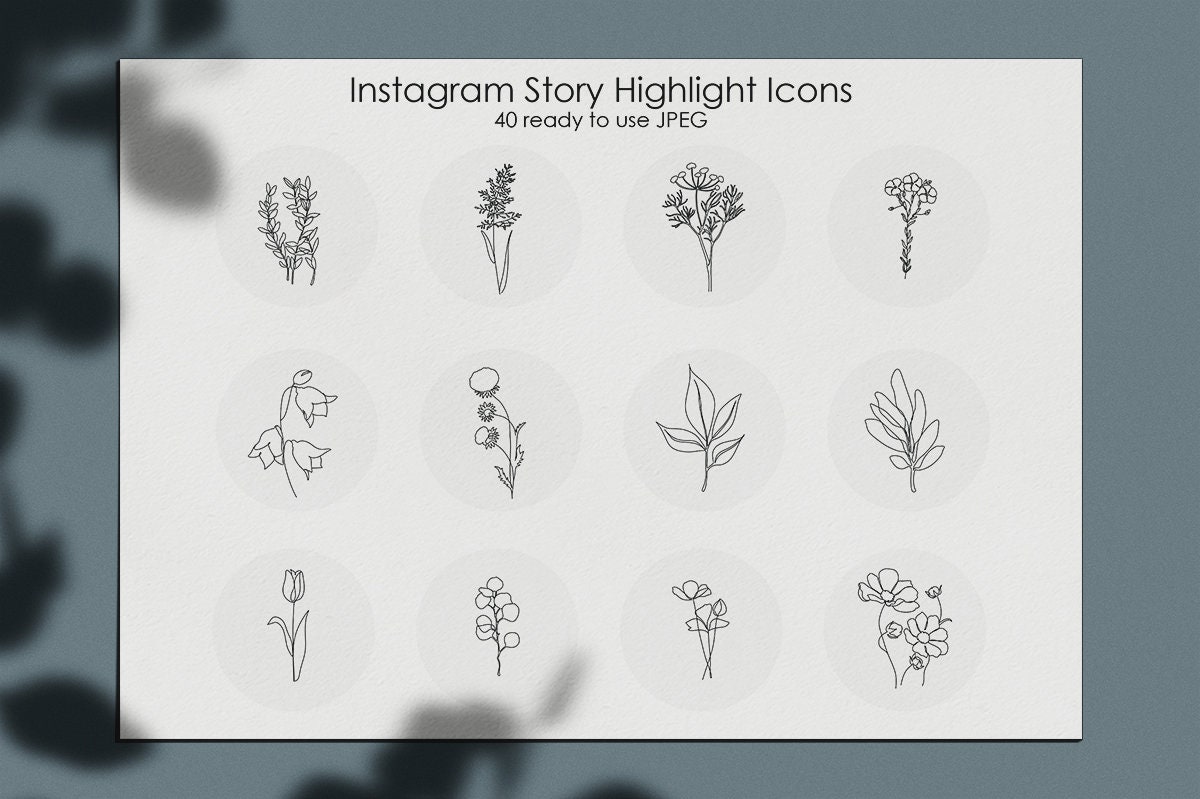 Nature Highlight Covers. Instagram Story Highlight Icons . | Etsy