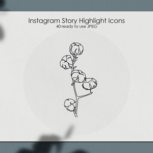 Nature Highlight Covers. Instagram Story Highlight Icons . Boho Icons ...