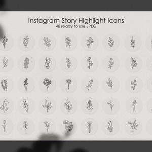 Nature Highlight Covers. Instagram Story Highlight Icons . Boho Icons ...