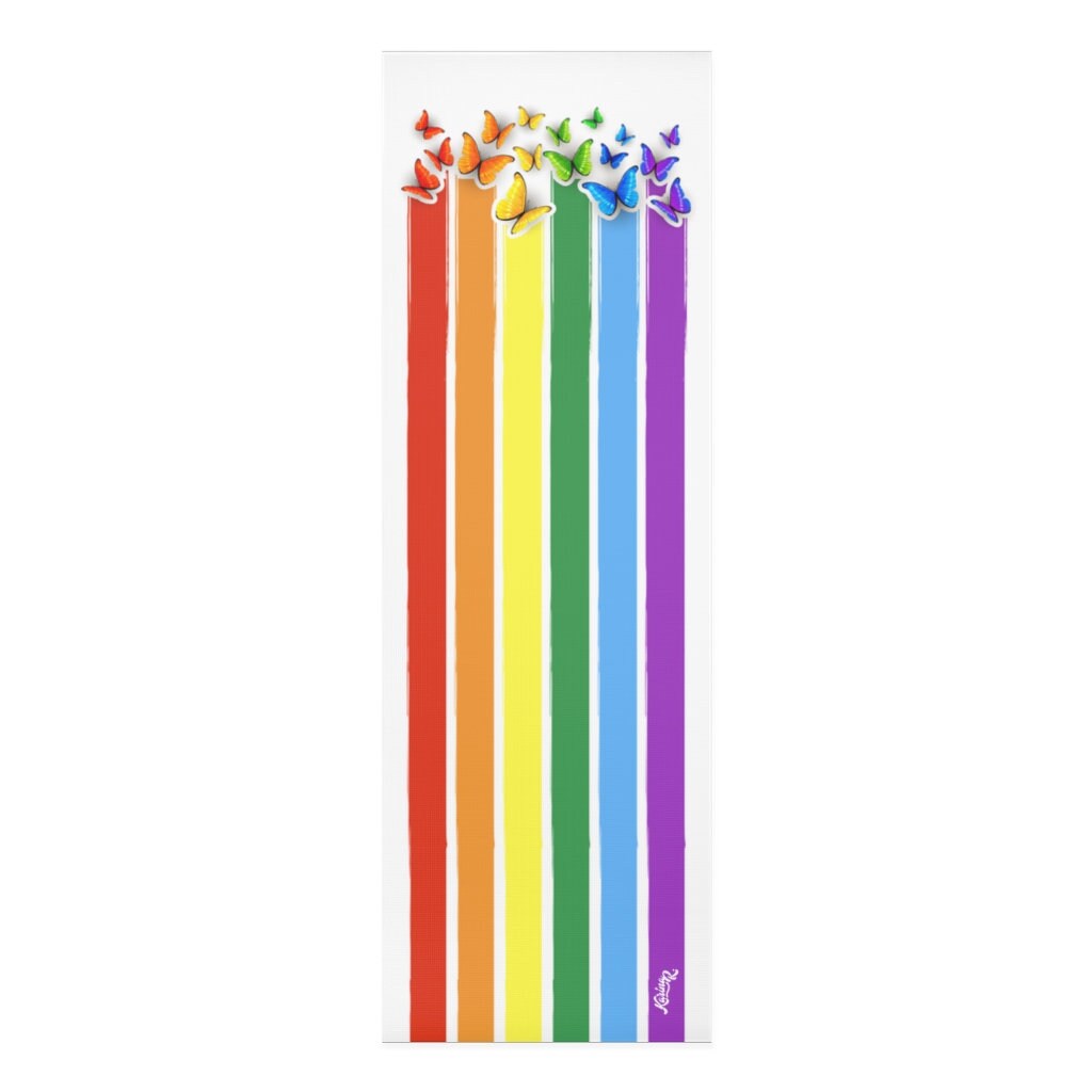 Colección de Mariposas del Orgullo LGBT Espuma Yoga Mat - Etsy España