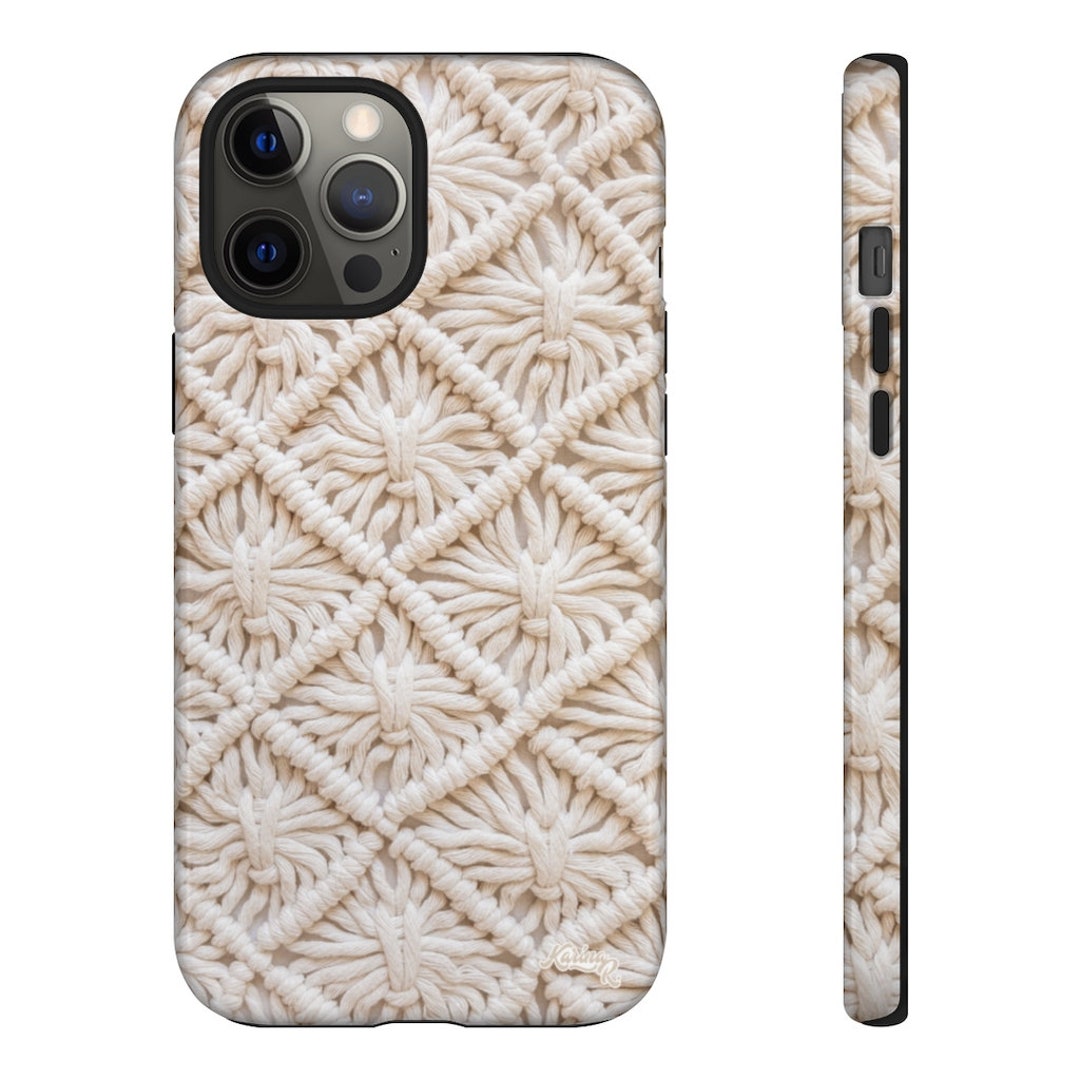 Macrame Pattern Print Tough Phone Cases PRINT - Etsy