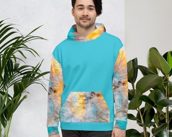 Autumn Vibes Tie Dye Unisex Hoodie Fall Colors - Etsy